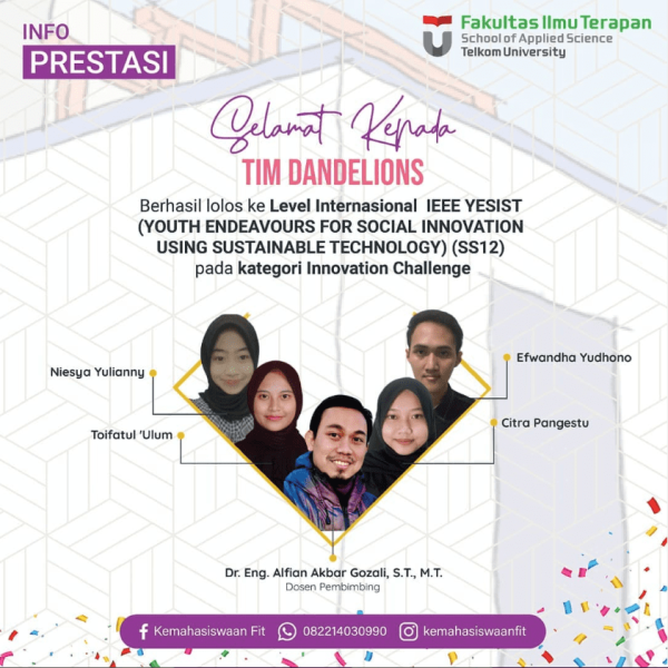 Selamat Kepada Tim Dandelions dari Program Studi D3 Rekayasa Perangkat ...